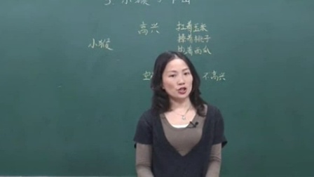 人教语文1下-咕咚_小猴子下山_5FC7