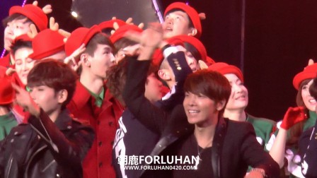 【朝鹿FORLUHAN-独家】131231 东方卫视跨年晚会-倒计时主鹿晗