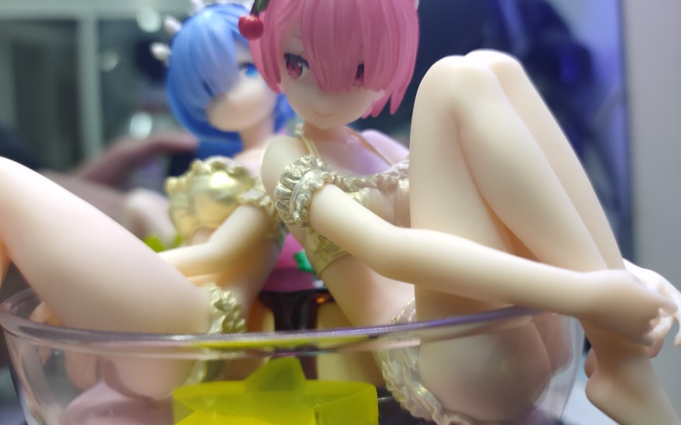 【魔力赏】在B站三四百块钱能抽到什么手办?A赏蕾姆拉姆布丁杯?是...