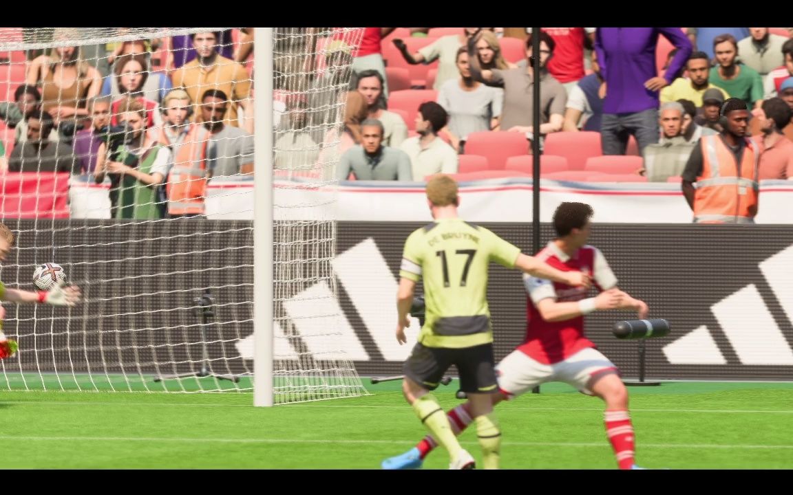 FIFA23-生涯模式用德布劳内完成曼城式进球