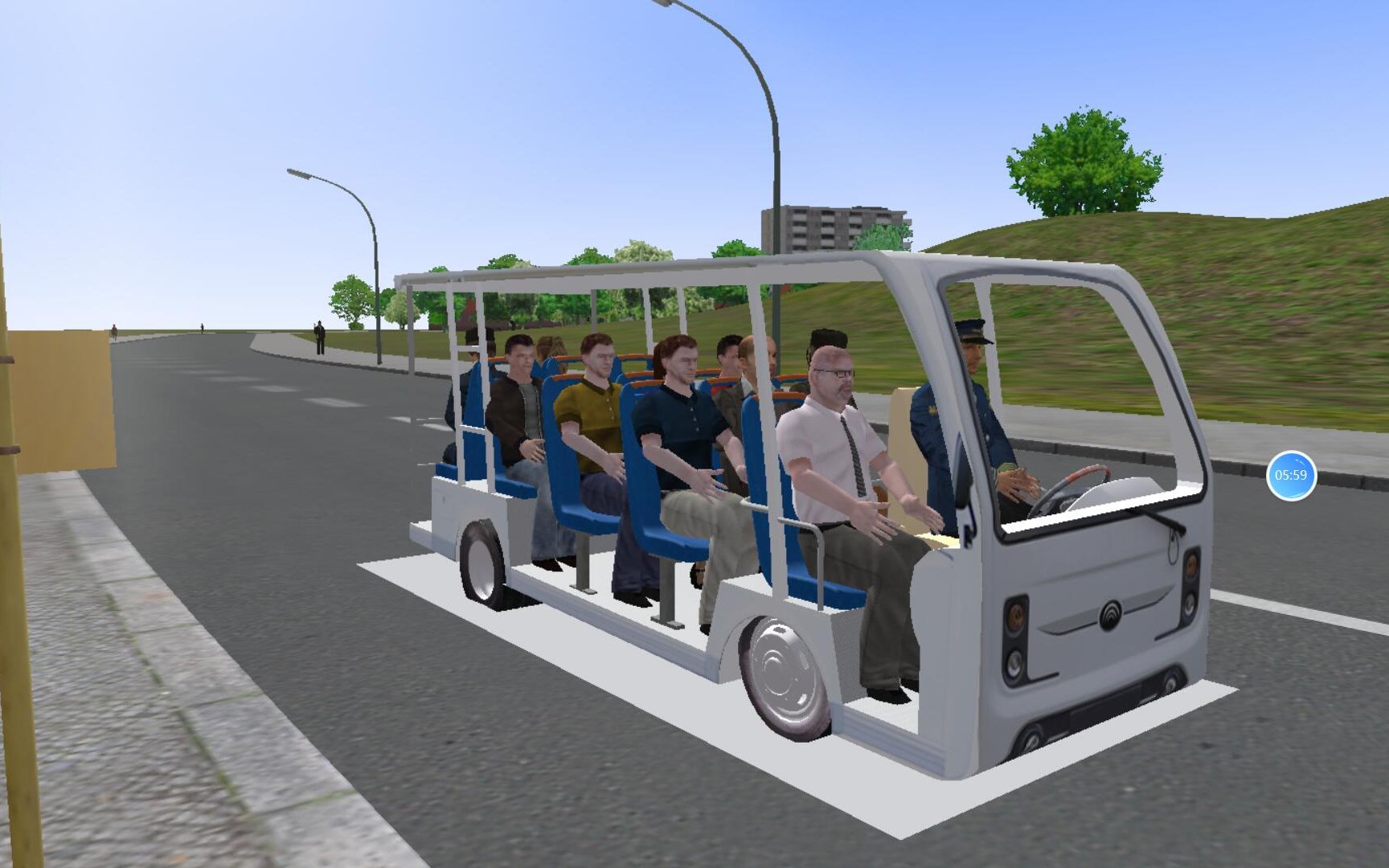 巴士模拟2 宇通观光车试玩