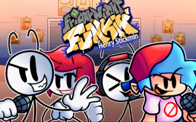 【FNF老模组更新】VS 火柴人亨利 V4 part1演示