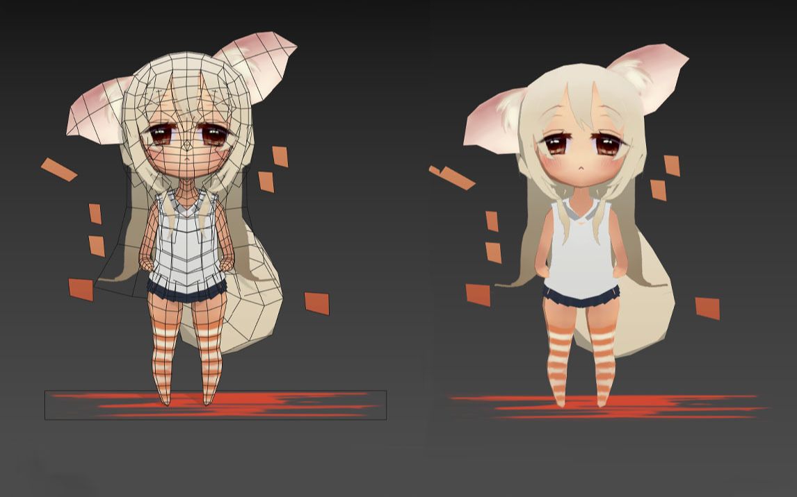 【3d手绘建模教程】基础手绘角色建模教学 (含展uv和上材质)