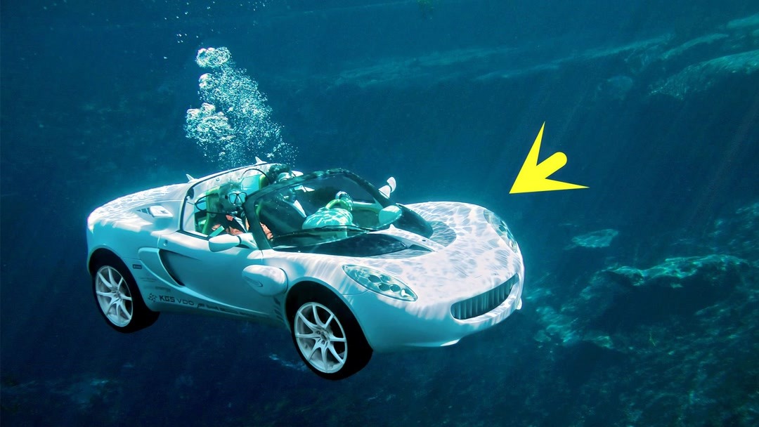 全球第一辆潜水电动超跑,像潜艇一样,能在水下10米畅游!