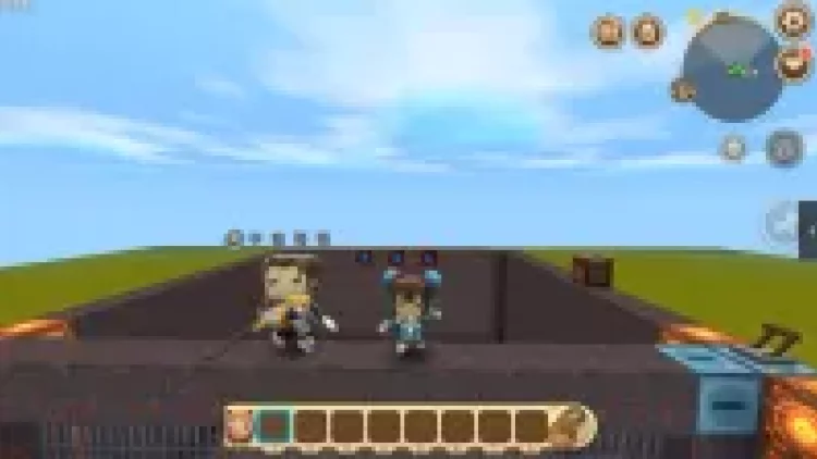 迷你世界:半仙多米大PK,傻半仙战斗力不行,第一次被多米欺负