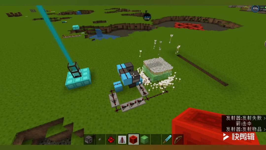 我的世界创意:如何做一台红石火“箭”炮