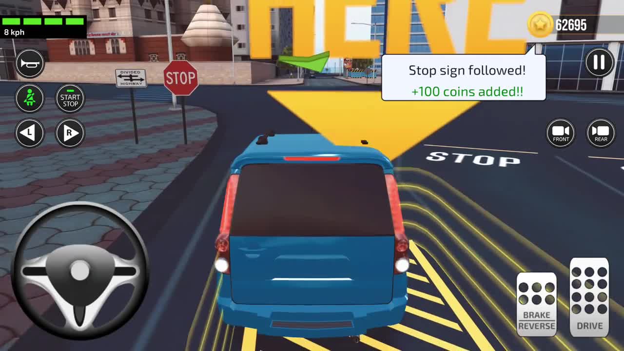 儿童玩具之城市越野车跟随导航模拟行驶