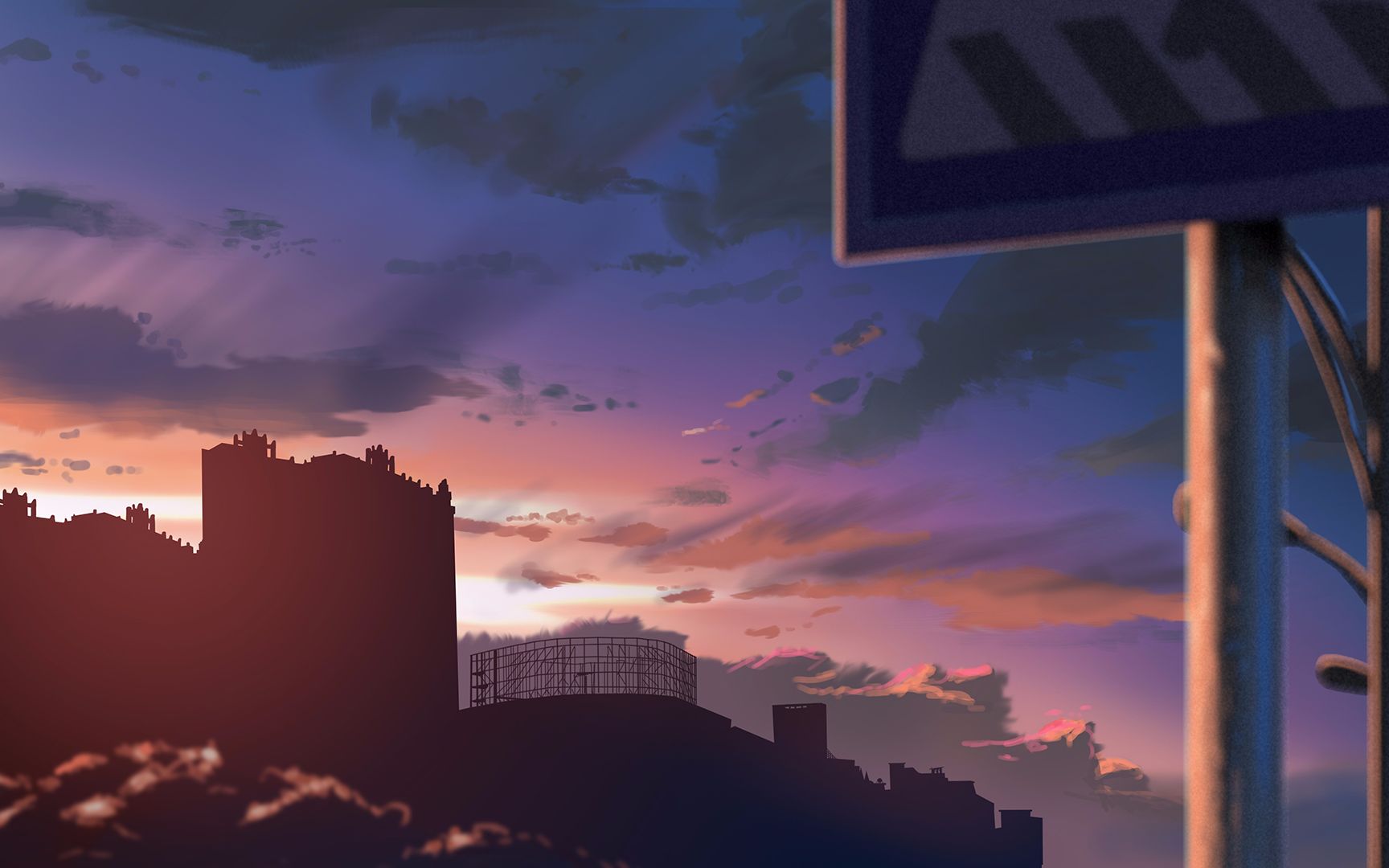 《公交站》第一次学习制作动画