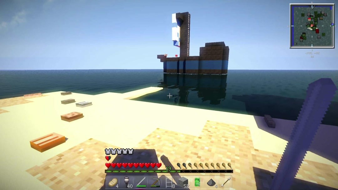 风焰袭来【我的世界海贼王MOD】快救我!我掉流沙里了