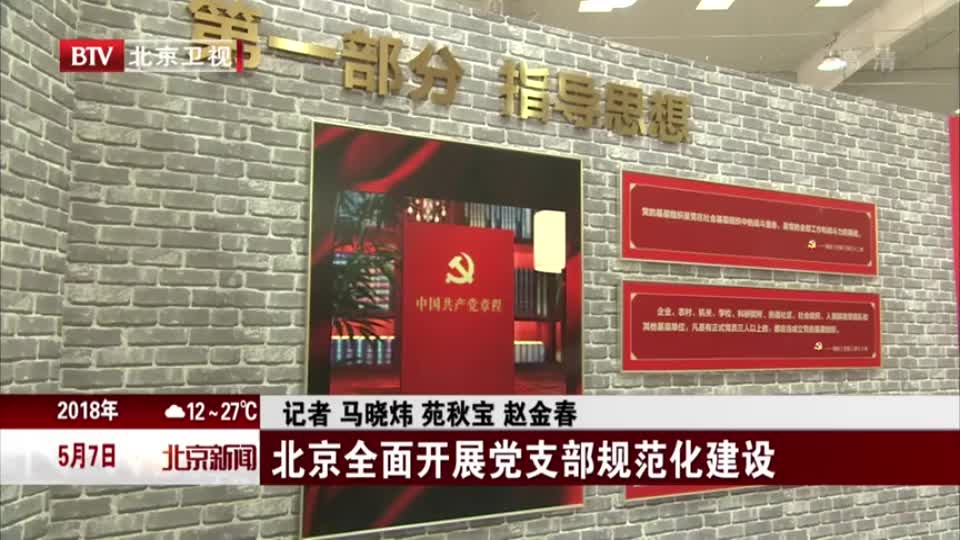 视频 北京全面开展党支部规范化建设