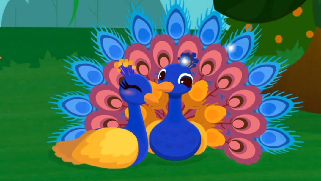 宝宝巴士之森林动物 这是谁在开屏?好漂亮游戏