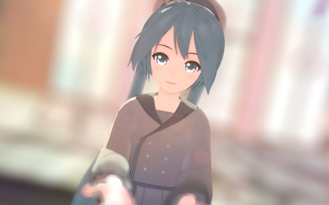 【初音MMD】《はるがこないまち》TAC式黑金冬服初音【模型馆...