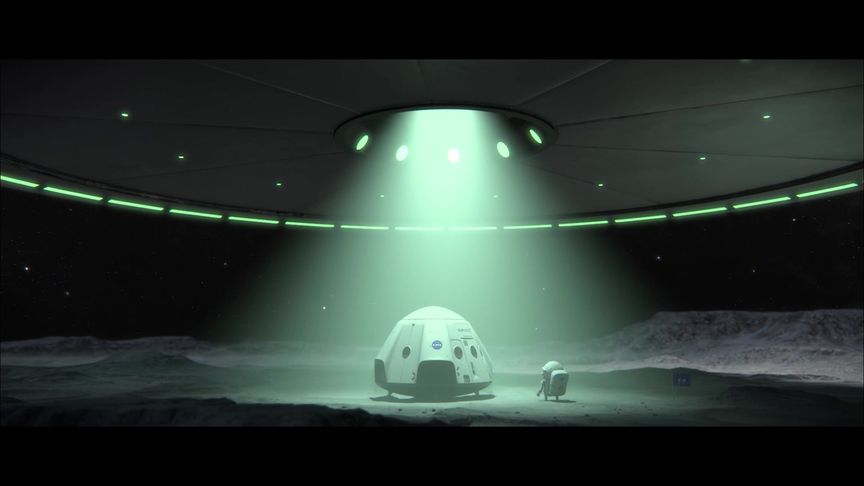 动画短片:一个小宇航员在外太空因为忘带钥匙,结果引来了.