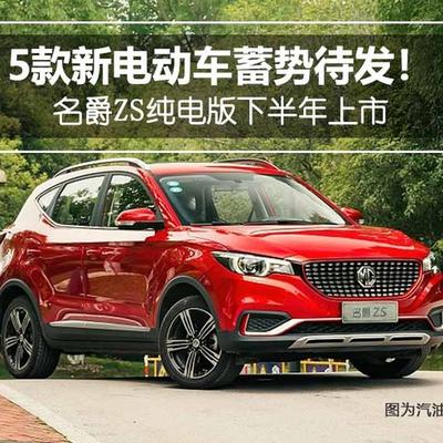 【5款电动车蓄势待发!纯电版ZS下半年将上市】上汽名爵旗下首款新...