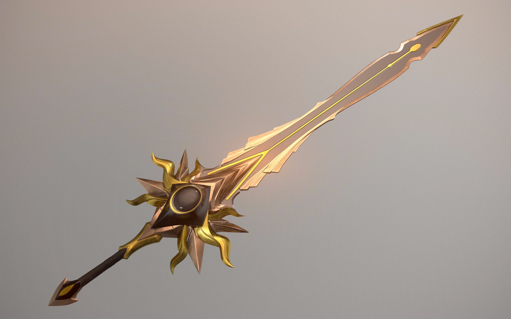 Maya建模入门教程——太阳剑制作