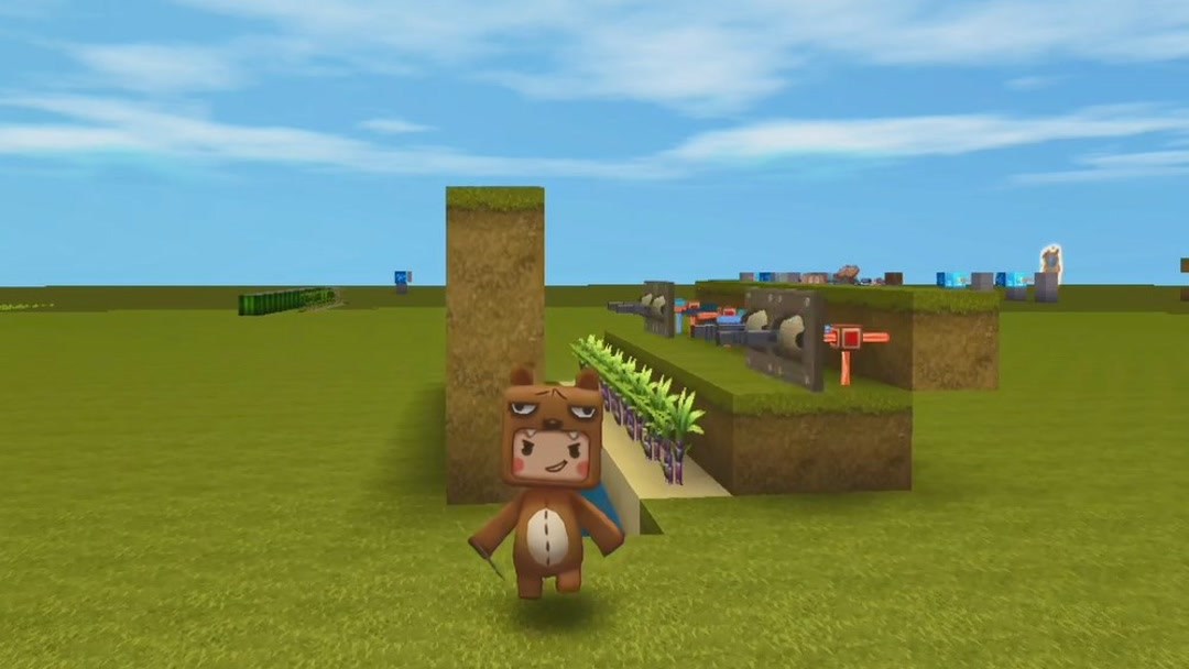 迷你世界黑科技自动收甘蔗机,懒人必备神器!