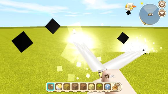 迷你世界:武器新功能,右键能够触发镭射激光摧毁一切