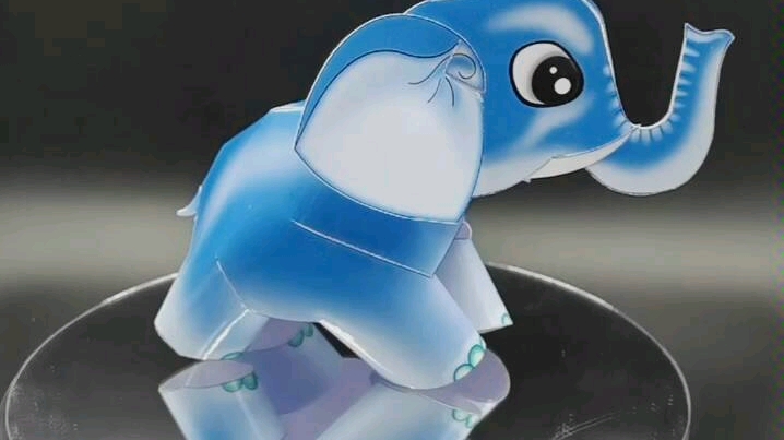 ...亲子手工纸模型纸艺3D立体纸雕手工制作#绝美#模型#艺术#原创设计