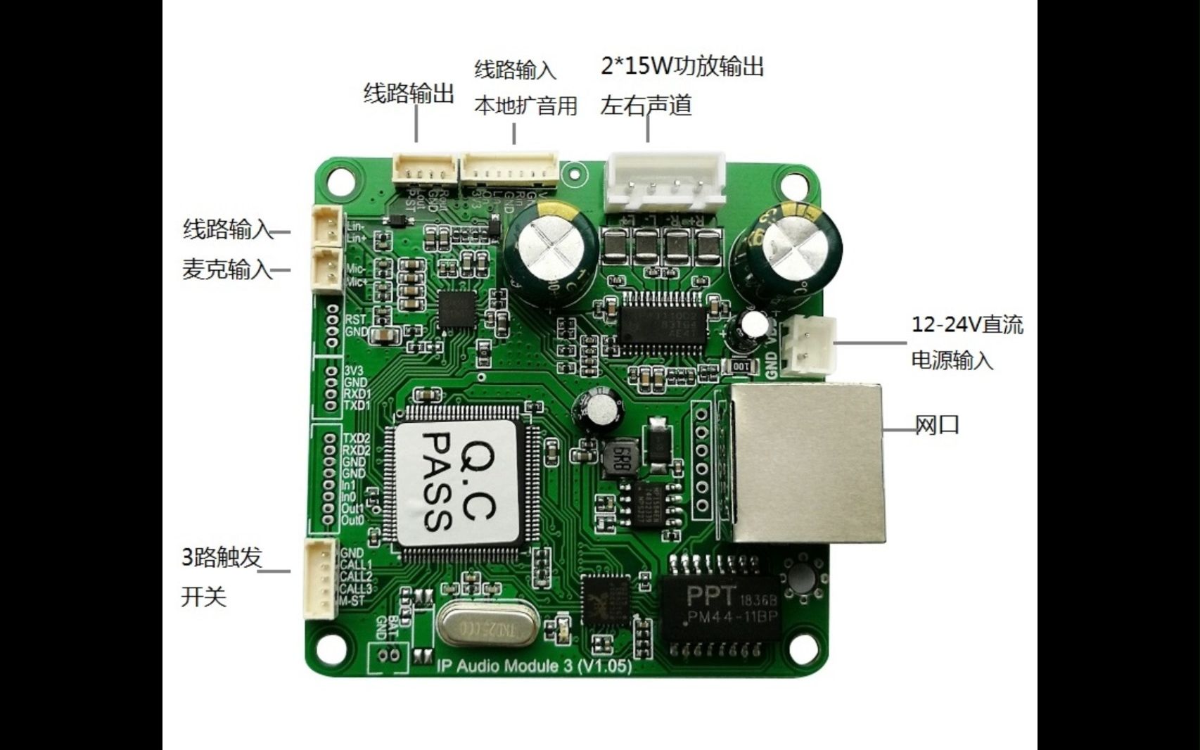 SIP2401T系列网络音频模块13711706535