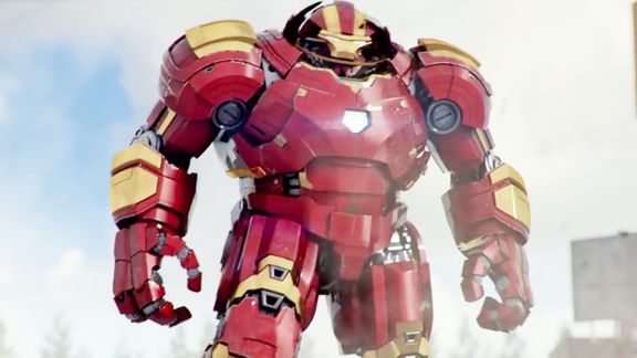 CGI 3D震撼动画 狂暴绿巨人浩克VS装甲钢铁侠 精彩短片