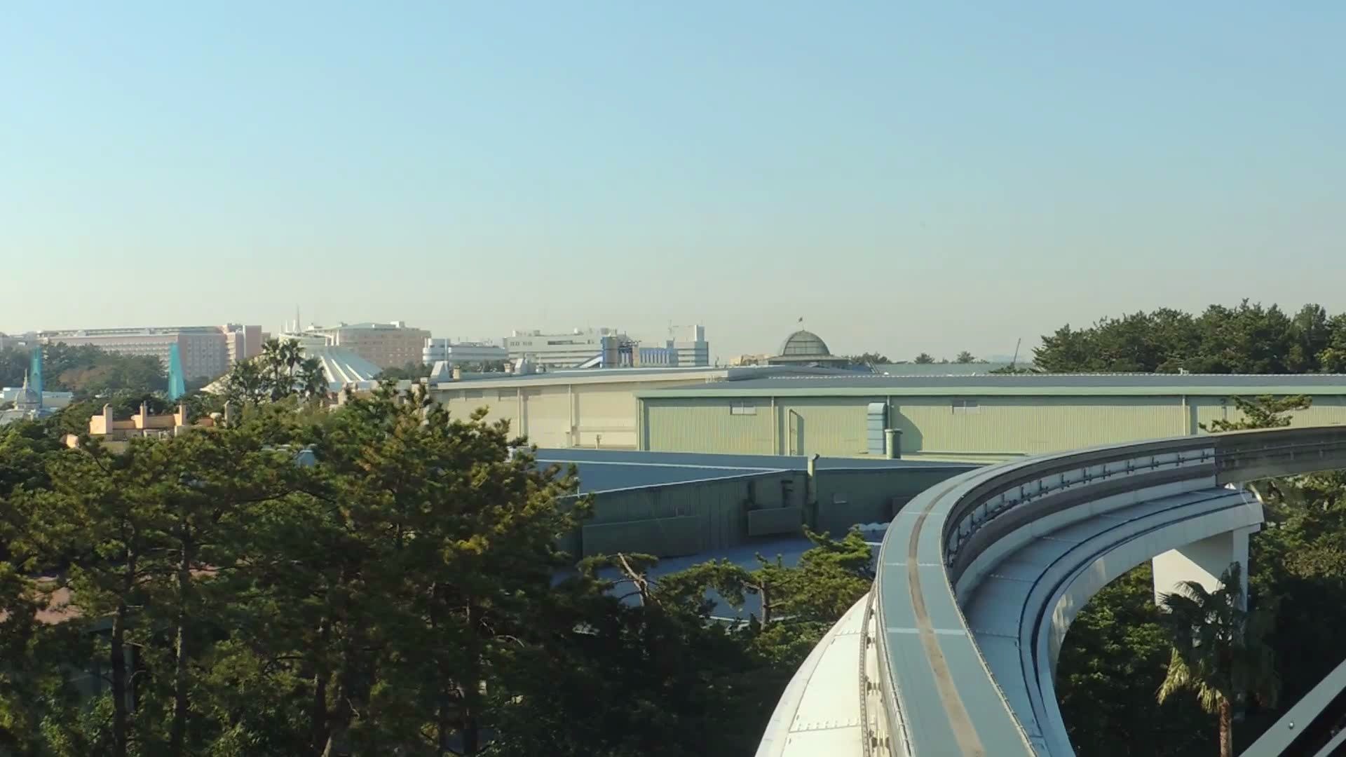 【}前面展望】东京迪斯尼单轨电车