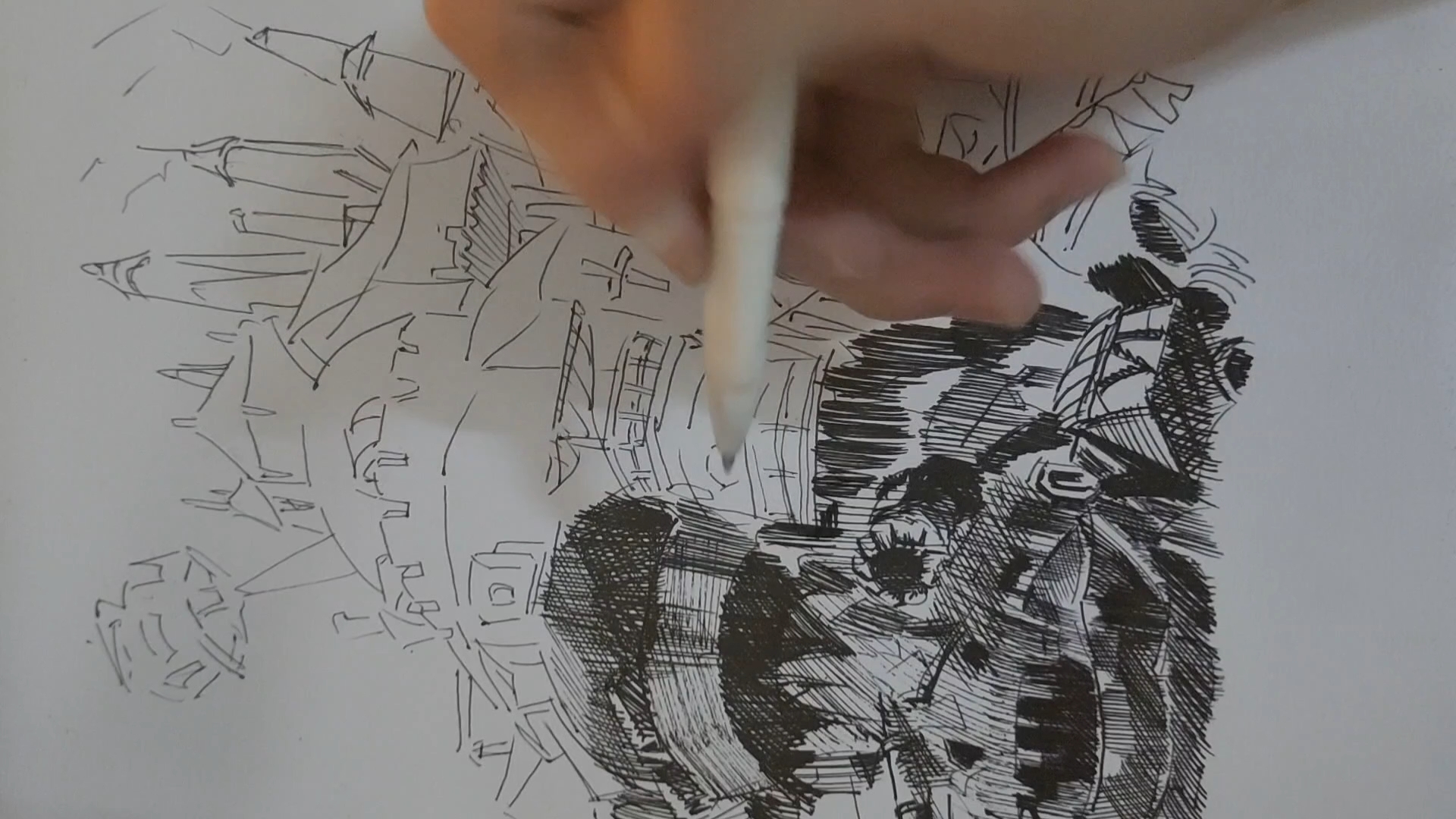 乱涂乱画 哈尔移动的城堡