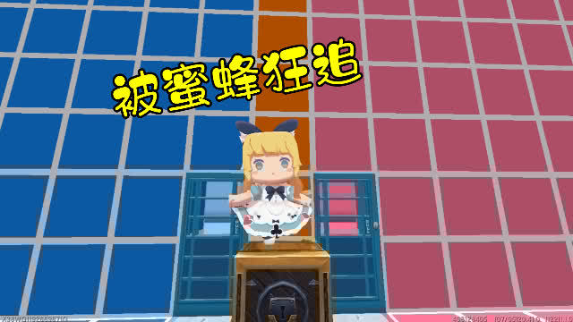 迷你世界:坑人找开关,多米被蜜蜂追着咬,暗墨勇敢跳虚空