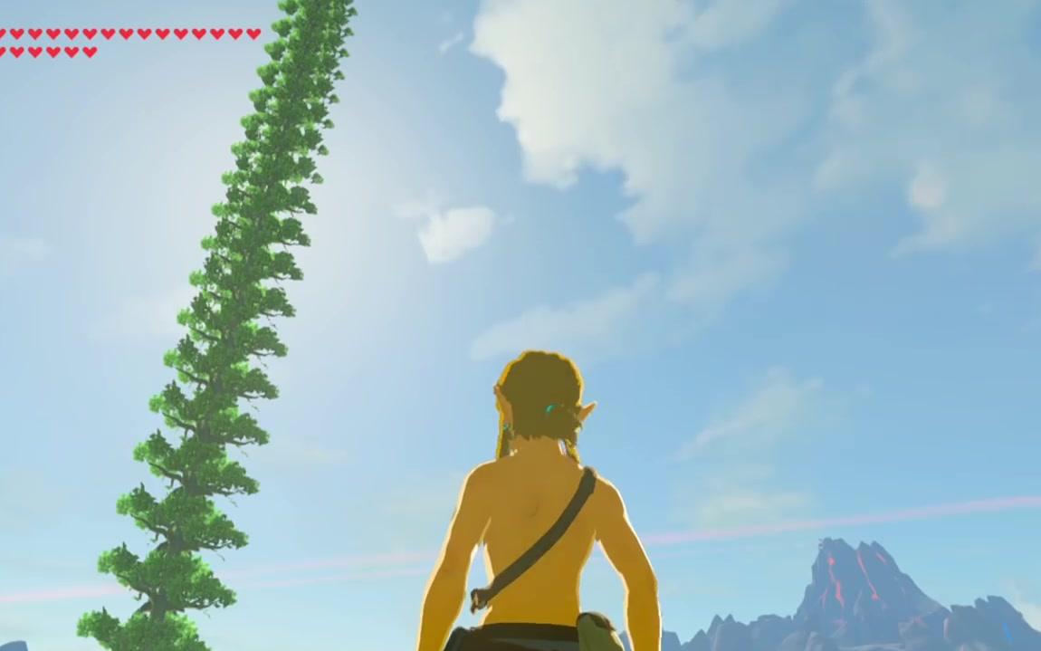 《塞尔达传说 旷野之息》 攀爬登天树