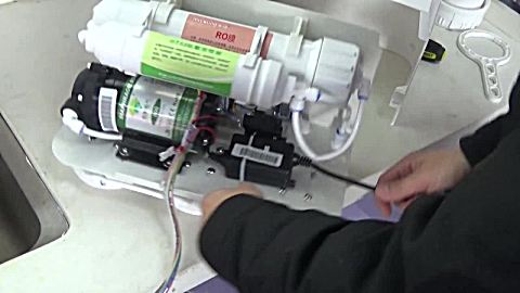 米扬MRO75-210净水机安装及滤芯更换