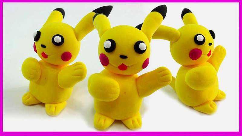 萌宠皮卡丘来啦!好玩有趣的彩泥手工创意DIY