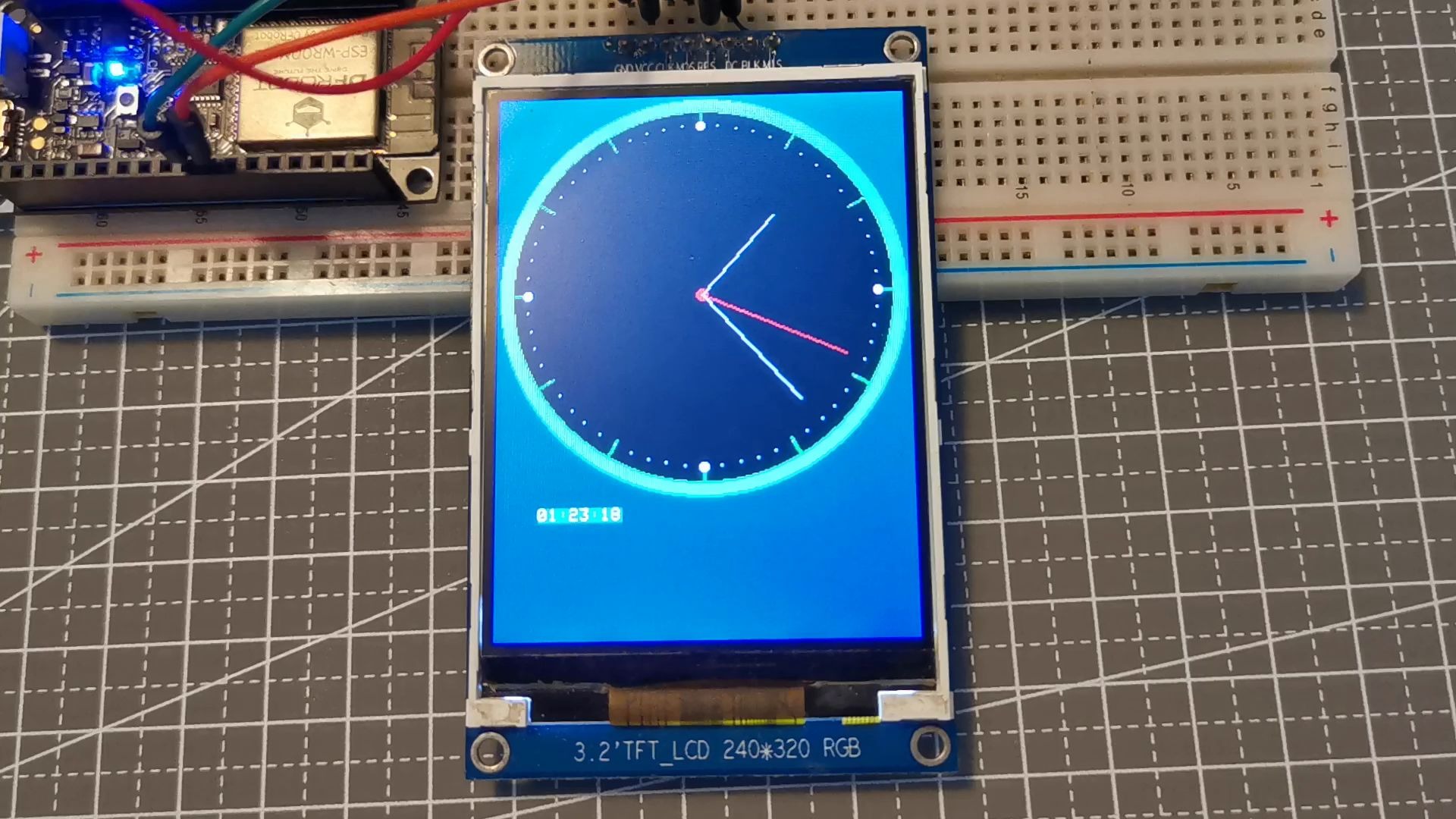 ILI9431指针式时钟