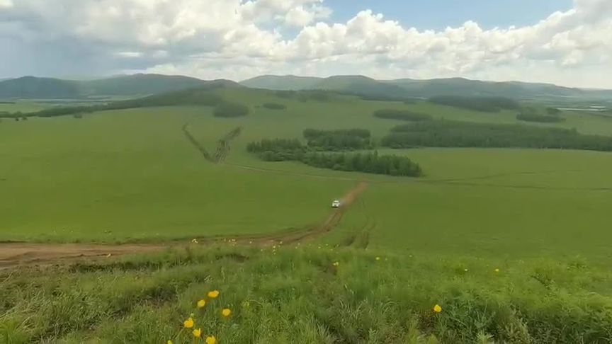 呼伦贝尔找小伟,体验额尔古纳小飞车#大草原 #大草原美好生活