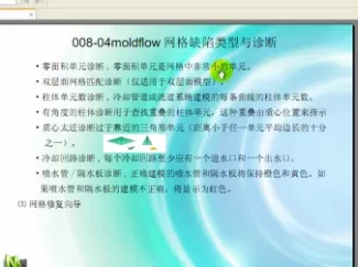 moldflow2012_08_02_网格缺陷类型与诊断