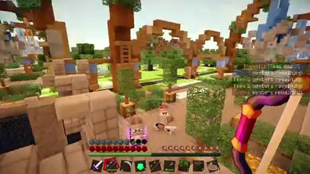 我的世界Minecraft《籽岷的求助 多人小游戏 战墙 空中堡垒怎么破