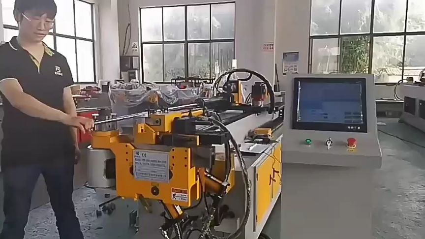 全自动数控弯管机视频,伺服弯管机视频