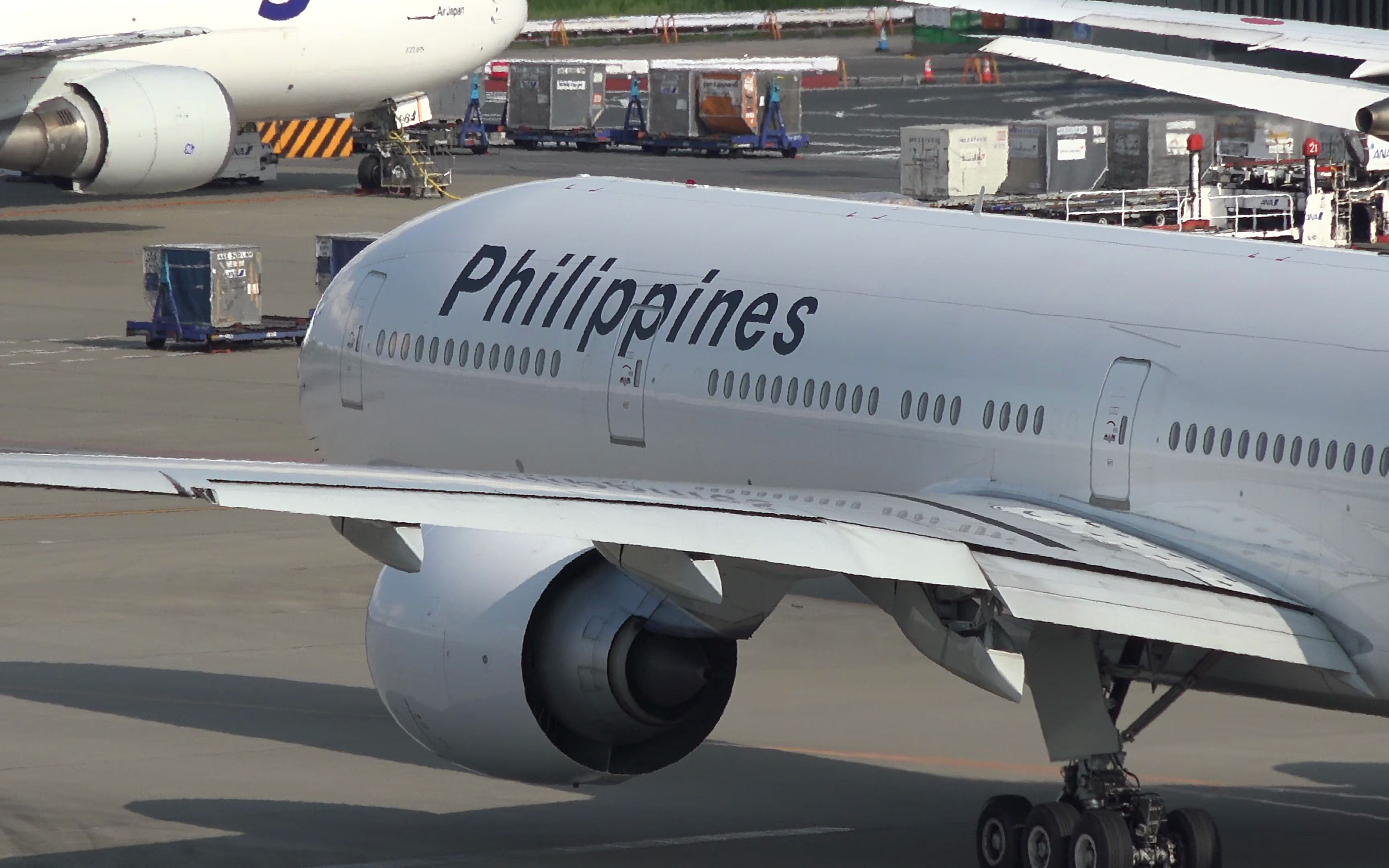 菲律宾777-300(3F6ER) RP-C7778|羽田空港|4K