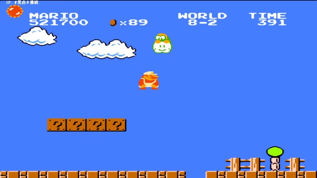 超级玛丽全程不跳关19分20秒成就世界第一速通记录,我的童年啊!