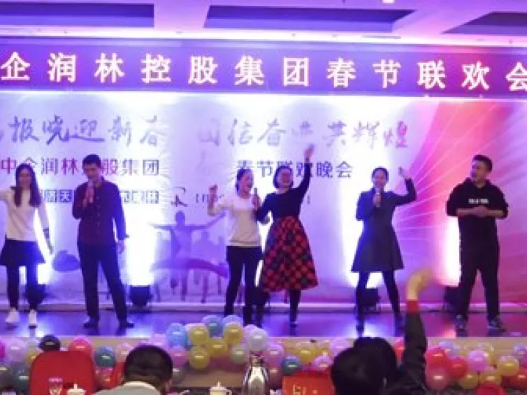 中企润林控股集团-2017春节联欢晚会-人事行政宣传部合唱歌曲《青...