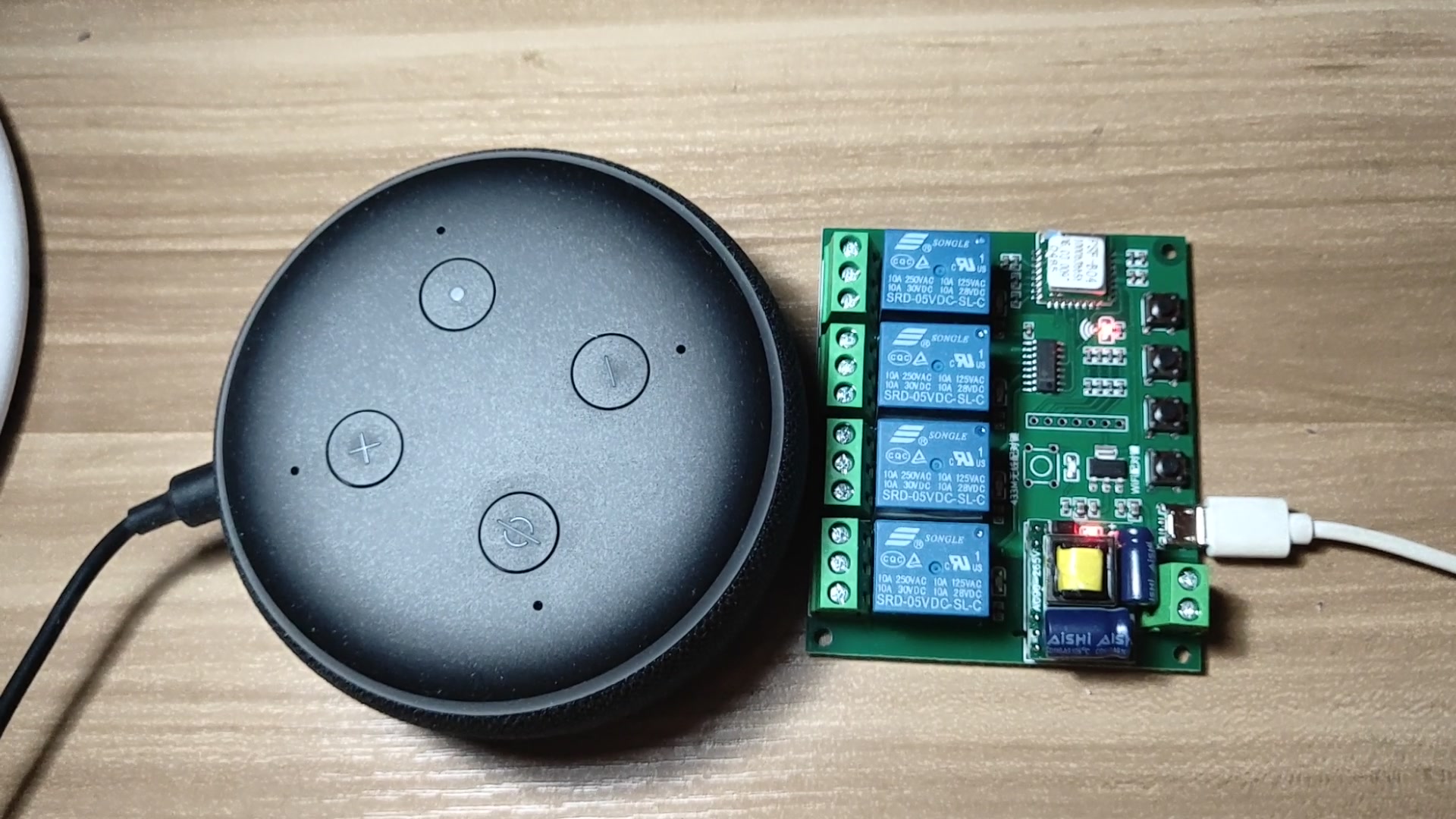 Alexa echo控制易微联WiFi继电器