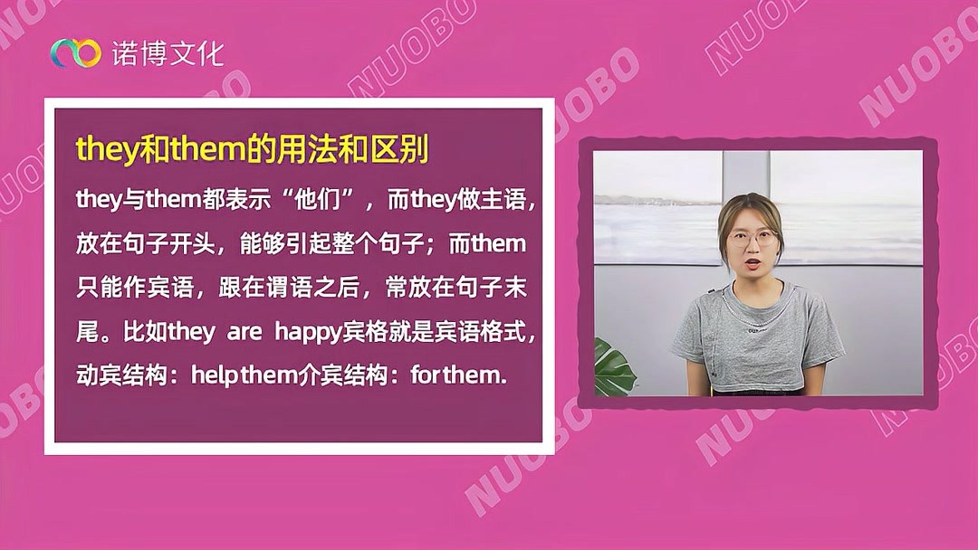 they和them的用法和区别?