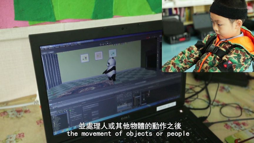 利用“动作捕捉”技术,让孩子也能参加到动画制作中!很好玩!