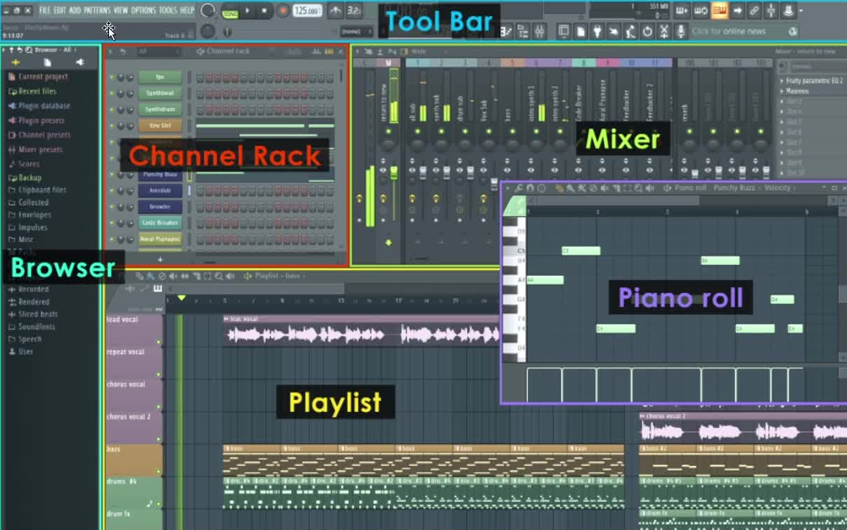 【混音母带教程】 [附课件下载]FL Studio 20 Masterclass Beginners ...