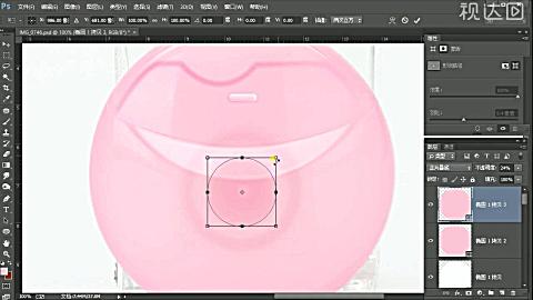 PS牙线器精修_PS视频教程1348_视达网