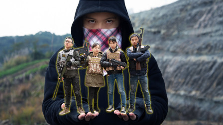 绝地求生真人版:终极boos黑衣人修改吃鸡程序!坑害队友光子怒了