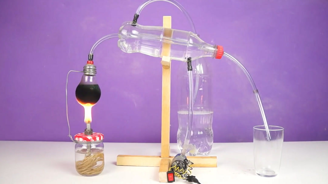 小实验:用身边的小工具做一个难以置信的蒸馏器