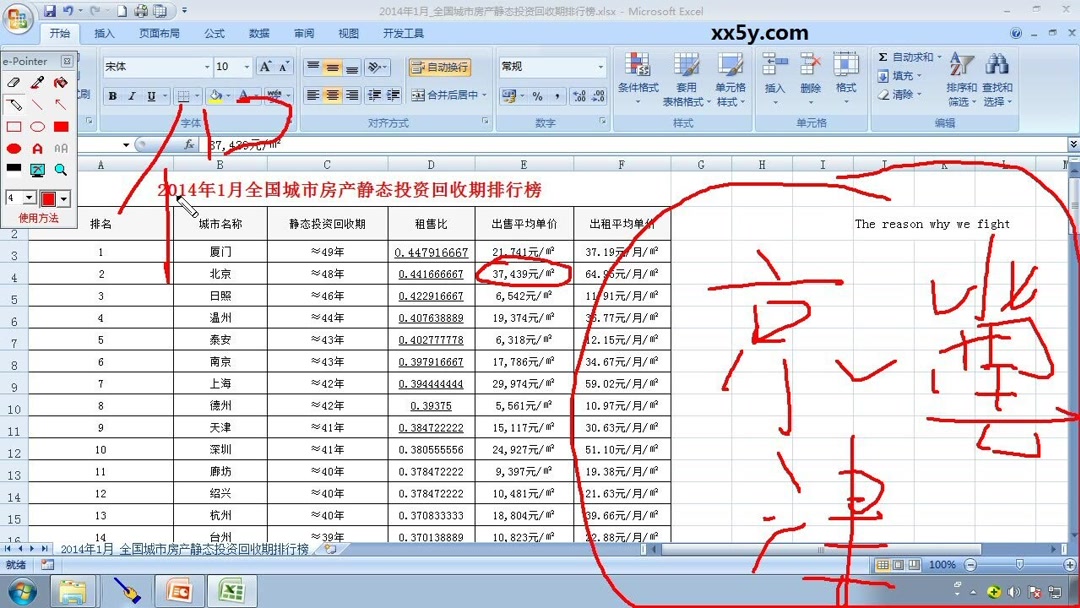 excel表格制作教程6.字体与对齐方式