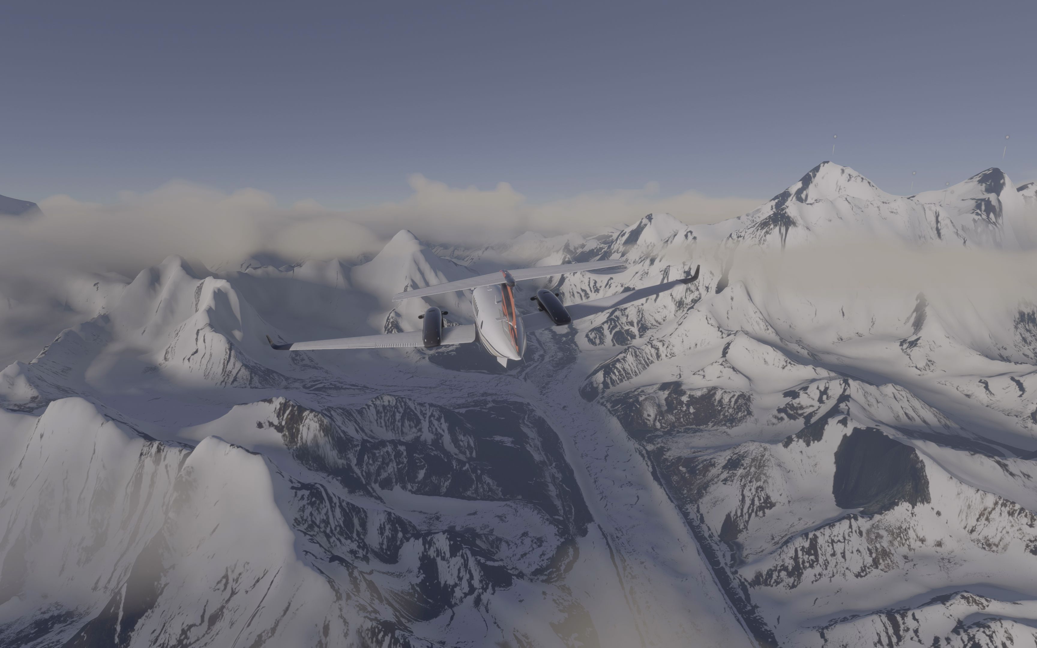 珠穆朗玛峰航拍[4KHDR](微软模拟飞行2020)