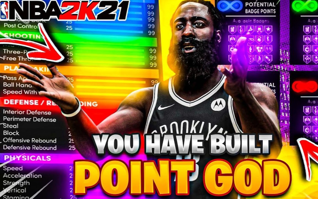NBA2K21次世代 最全能后卫建模揭露?最新控球后卫建模推荐
