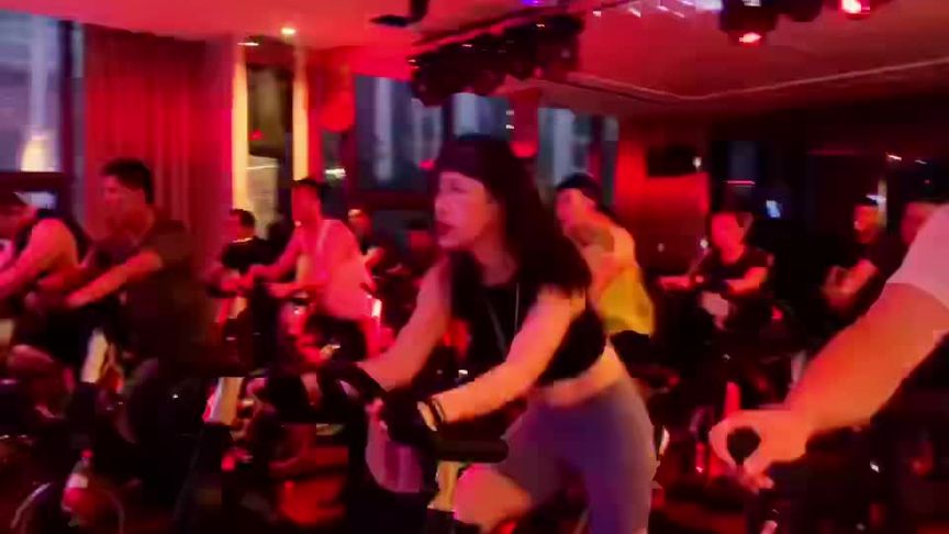 #动感单车 #健身 #花式动感单车 #运动也要带节奏