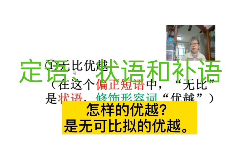 汉语中的定语、状语和补语分别是什么?中学高级语文老师举例说明!